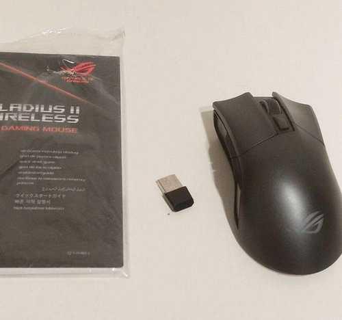 Игровая мышка asus rog ii(2) wireless беспроводная