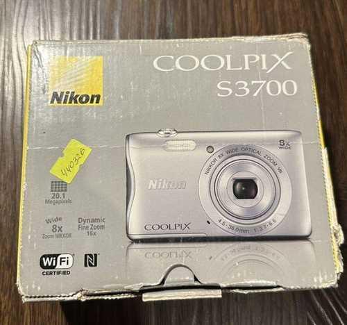 Компактный фотоаппарат nikon coolpix s3700