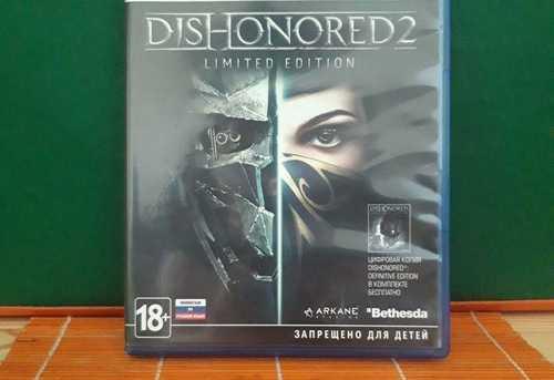 Игры для приставок ps4 диск dishonored 2