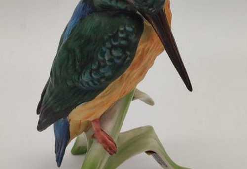 Зимородок фарфоровая статуэтка фигура фарфор птица