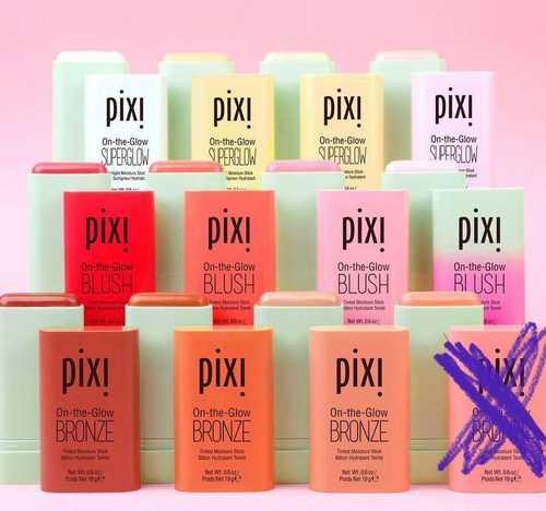 Pixi румяна хайлайтеры бронзеры в наличии