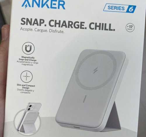 Внешний аккумулятор anker snap.charge.chill