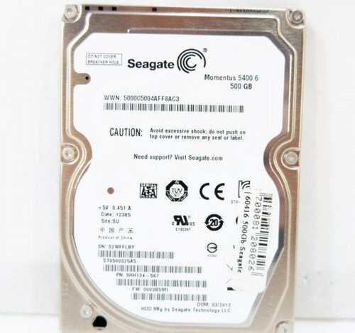 Seagate momentus 5400.6 500gb