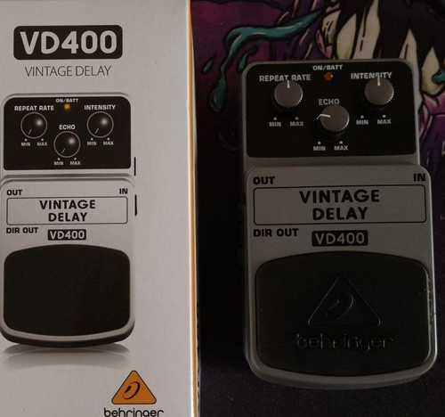 Дилей педаль behringer VD400