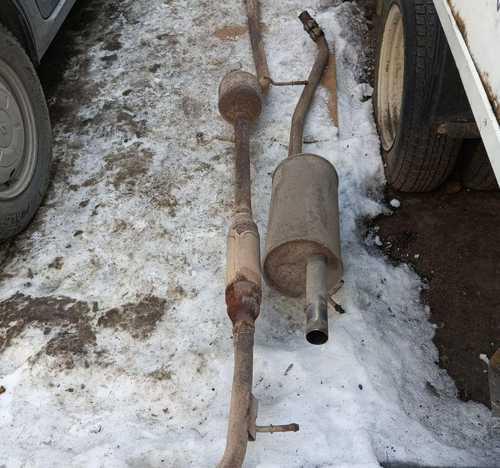 Глушитель рено логан