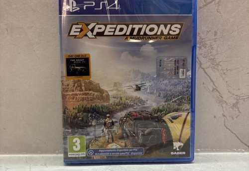 Диск Expeditions: A Mudrunner Game игра для PS4