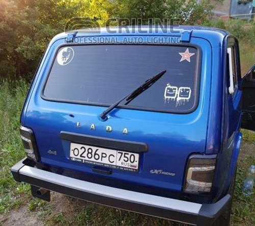 Задние фонари Нива светодиодные черные