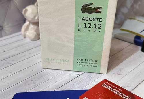 Lacoste L.12.12 blanc 100 мл туал вода спрей