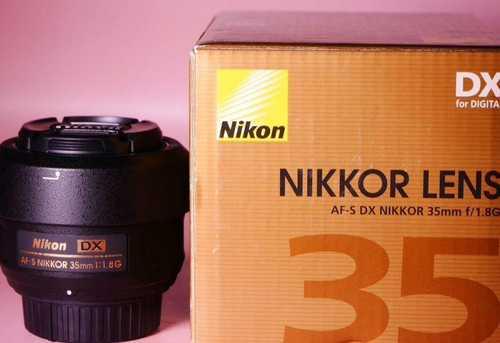 Nikon 35mm 1.8 G (как новый) Обмен\Продажа