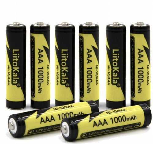 Аккумулятор LiitoKala AAA 1000mah 8шт