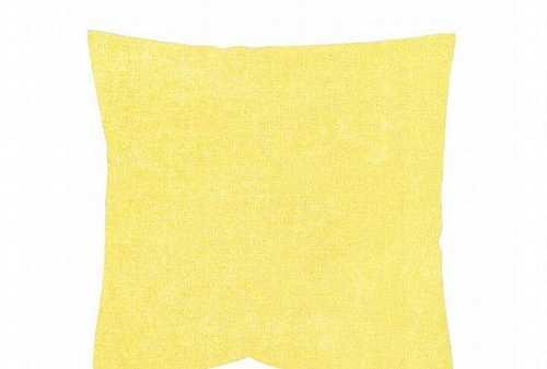 Декоративная подушка Желтый Микровельвет в наличии