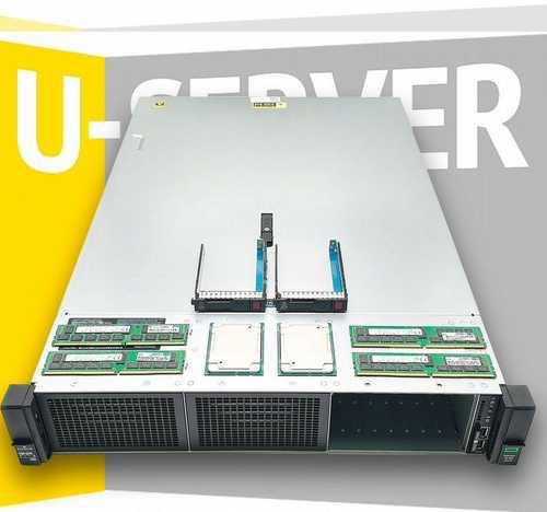 Cервер для 1С HP DL380 G10 8*2.5 2*6154 128G P408i-a 2*800W 2с HPE ProLiant DL380 Gen10 8SFF 2U Б/У