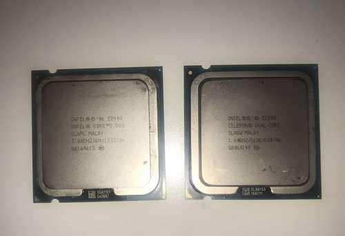 Процессоры intel E8400, E1200