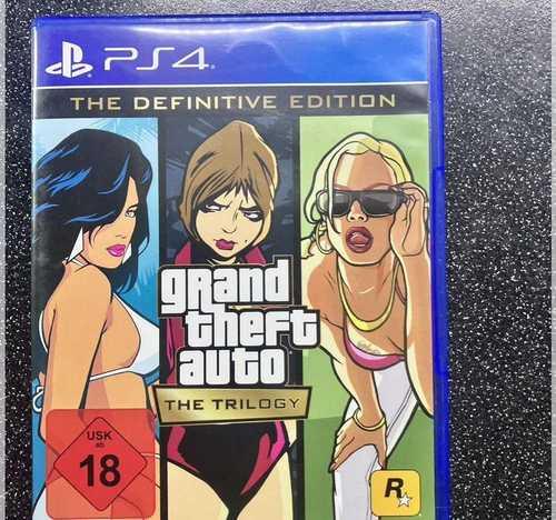 Gta trilogy ps4 диск