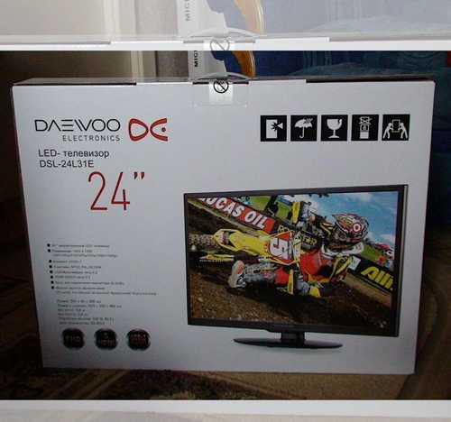 FullHD LED Телевизор Daewoo DSL 24L31 (24", Новый)