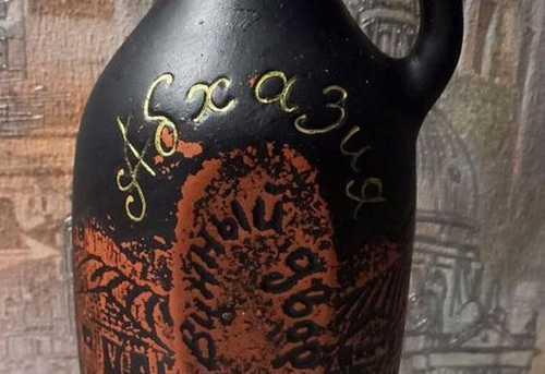 Бутылка глиняная для вина, 1 литр