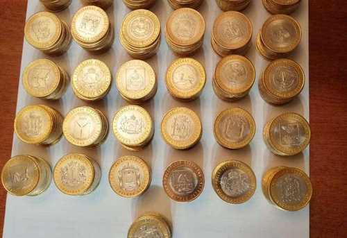 Юбилейные 10-ти рублевые бим монеты