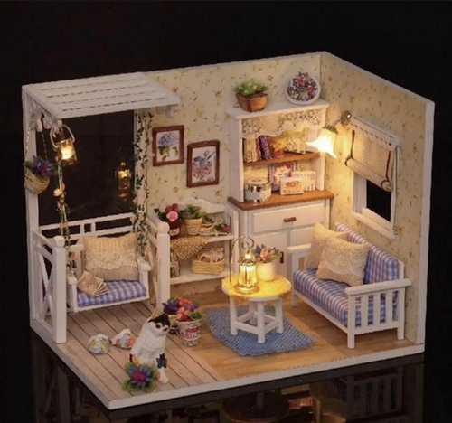 Миниатюра домик "сделай сам" DIY house Sylvania