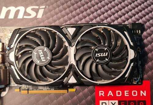 Видеокарта MSI RX580 8gb armor OC