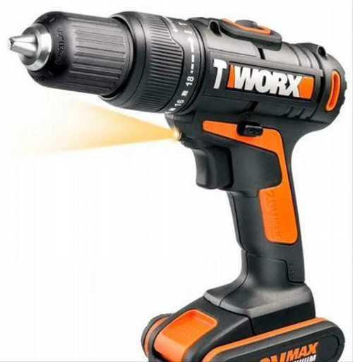 Аккумуляторная ударная дрель-шуруповерт Worx WX371