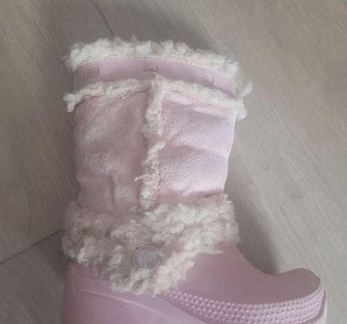 Crocs 6/7 Сапоги резиновые девочке