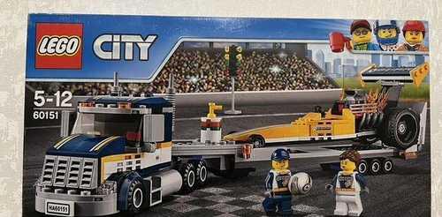 Lego City 60151 Грузовик для перевозки драгстера