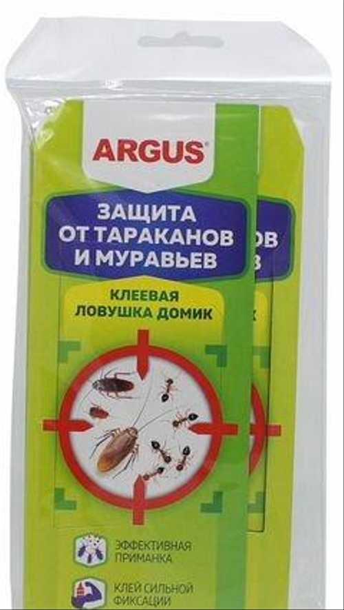 Аргус клеевая ловушка от тараканов (4 шт)