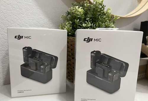 Микрофон dji mic 2TX+1RX+чехол для зарядки