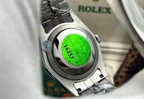 Механические мужские часы Rolex Just синие