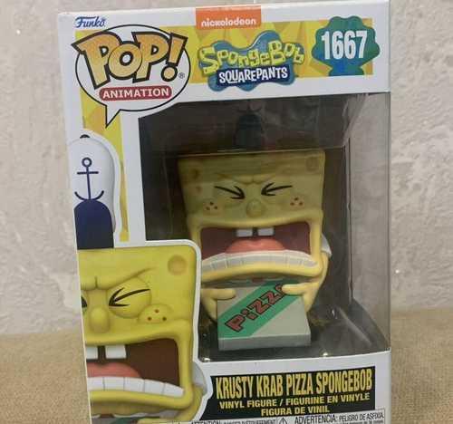 Funko Pop 1667 Pizza Spongebob Губка Боб