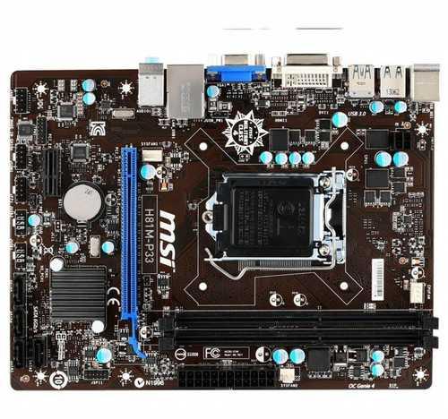 Материнская плата MSI H81M-P33 LGA1150