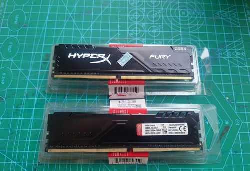 HyperX Fury DDR4 (2х8, 16 Гб) 2400 мгц