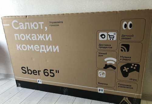 Телевизор Sber SDX-65UQ5232T, 65"(165 см), UHD 4K