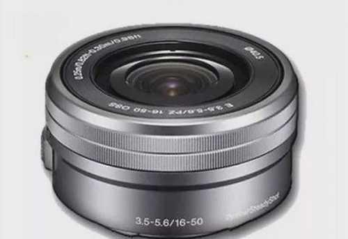Объектив Sony E 16-50mm f/3.5-5.6, серебристый