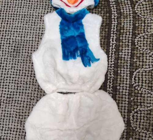 Детский костюм снеговик