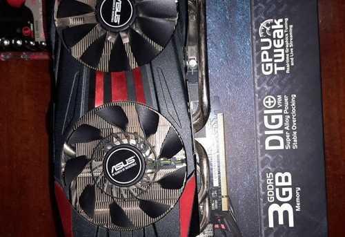 Видеокарта asus radeon r9 280, 3gb