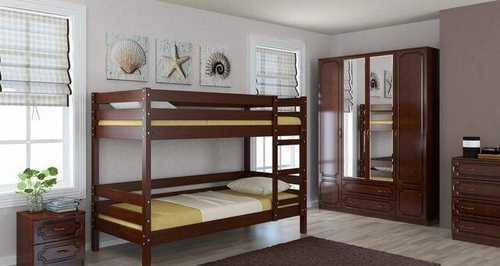 Кровать двухъярусная деревянная "Джуниор"