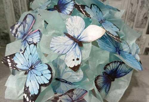 Букет бабочек светящихся