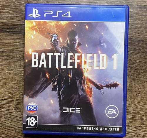 Battlefield 1 диск с игрой PS4