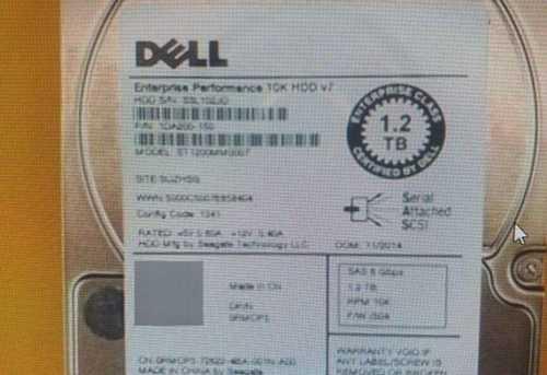 HDD 2,5" 1,2TB dell 10K 6.0Gbps