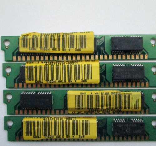 Ретро память simm 72pin, simm 30pin, sdram, DDR