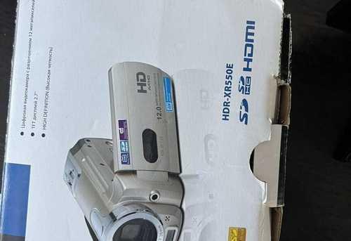 Видеокамера sony hdr xr550e 12 мегапикселей