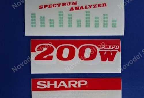 Наклейки на подкассетники для sharp WF-939/940