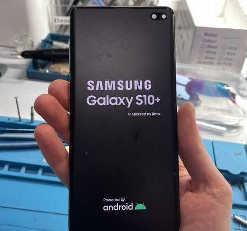 Samsung galaxy s10 plus дисплей в рамке