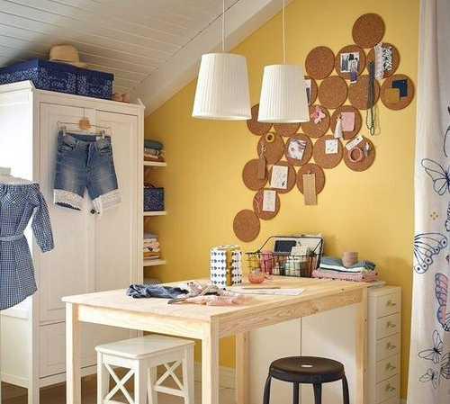 Кухонный стол деревянный Ингу IKEA Икеа новый