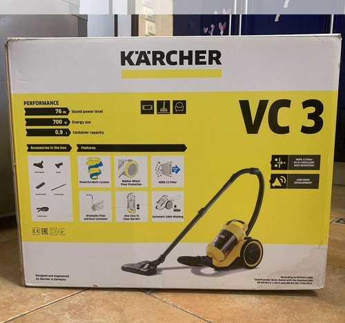 Пылесос Karcher vc 3