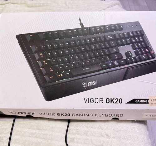 Игровая клавиатура msi vigor gk20