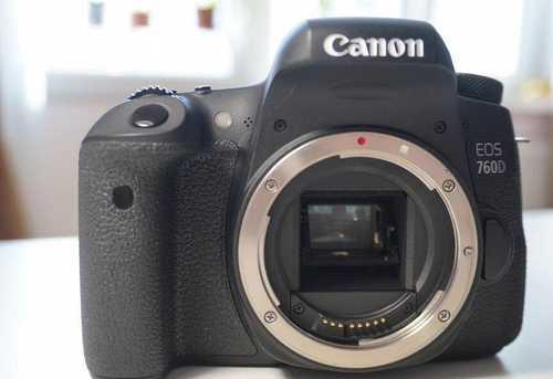 Зеркальный фотоаппарат canon 760d 50mm f/1.8