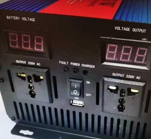 Инвертор чистый синус 5000w 12-24-220v