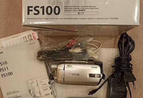 Видеокамера canon FS100